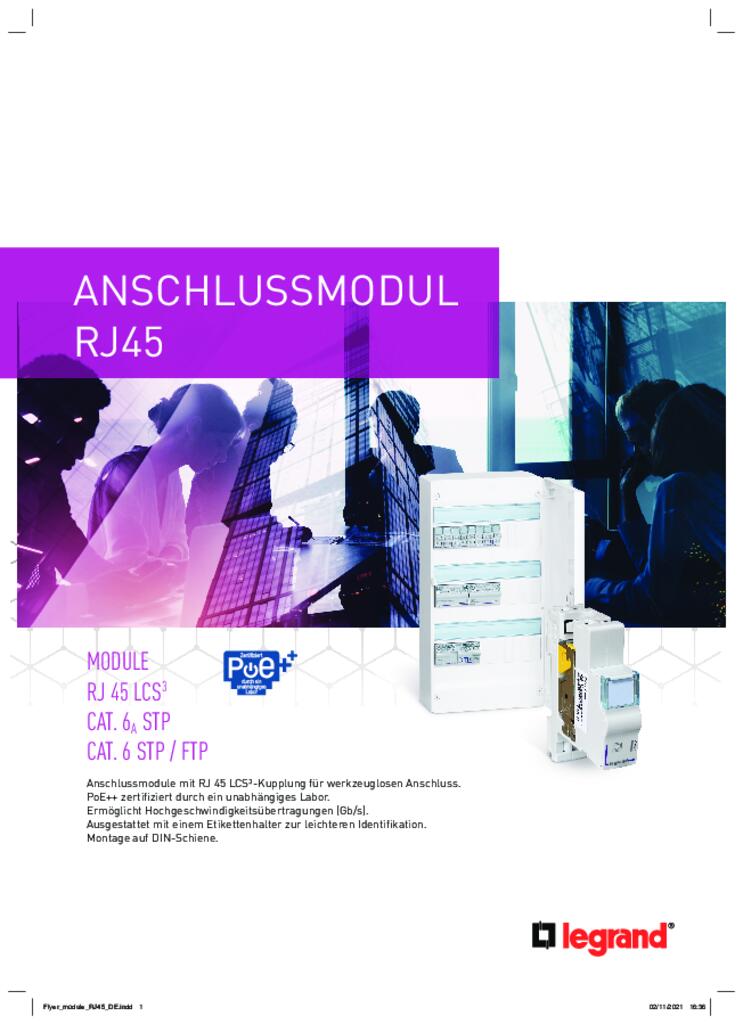 Anschlussmodule RJ45 | Legrand
